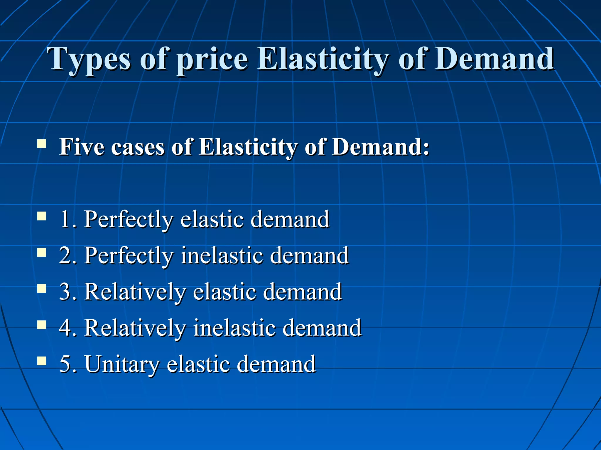 Determinants of Elasticity of Demand and Supply | PPT