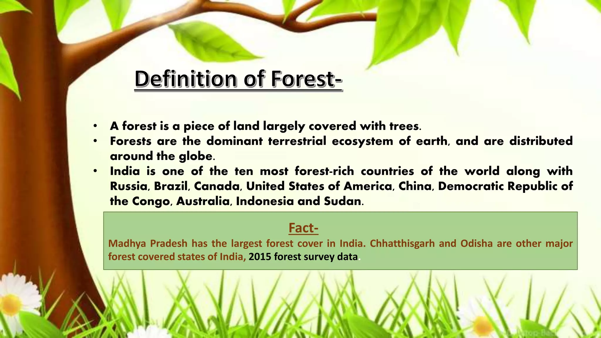 Forest Policies Of India, | PPTX