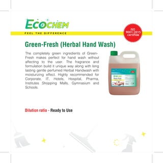 Eco Friendly Cleaning Chemical | PDF