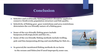 Ecofriendly fishing practices | PPTX