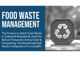 Eco Friendly Food Waste Management | PDF