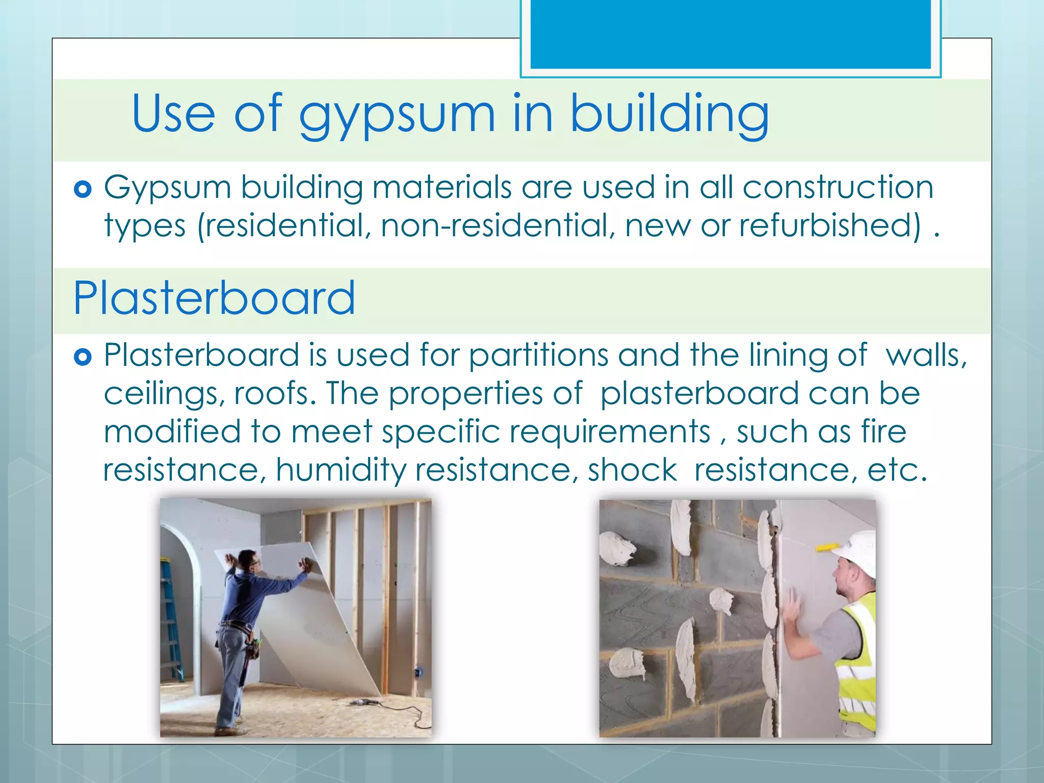 Ecofriendly material GYPSUM BOARDS | PDF | Commodities | Economy