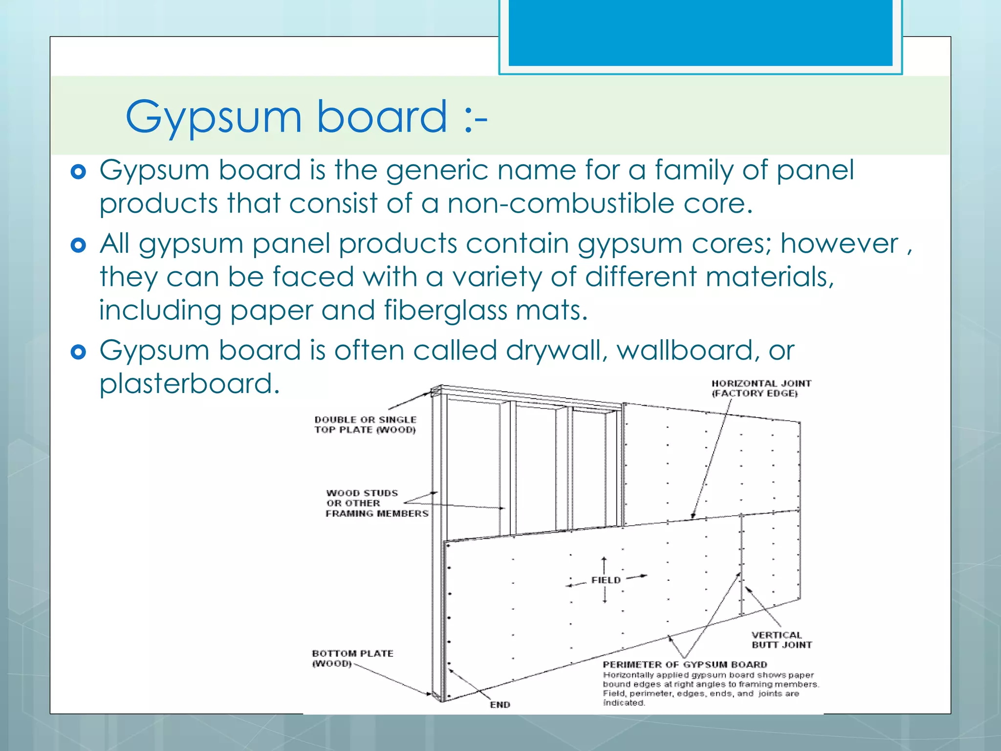 Ecofriendly material GYPSUM BOARDS | PDF | Commodities | Economy