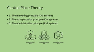 Theoretical extension of the Christaller model by August Losch | PPT