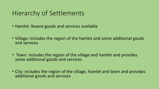 Theoretical extension of the Christaller model by August Losch | PPT