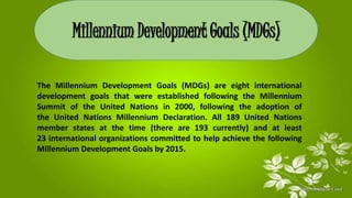 millennium development Goals | PPTX