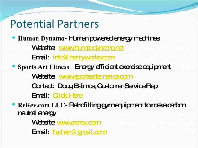 Eco Gym Draft Pastana | PPT