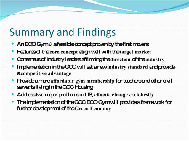 Eco Gym Draft Pastana | PPT