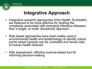 Framing the problem of emerging zoonotic disease risk using a One ...