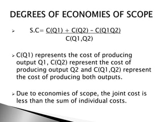 Economies of Scope | PPTX