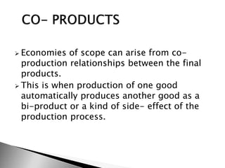 Economies of Scope | PPTX