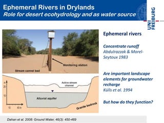 Christoph Jan KUELLS "The eco-hydrological perspective of desert ...