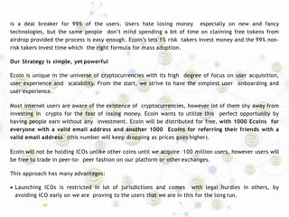 Ecoin official whitepaper | PPTX