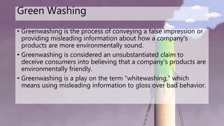 Ecolabelling and greenwashing | PPT
