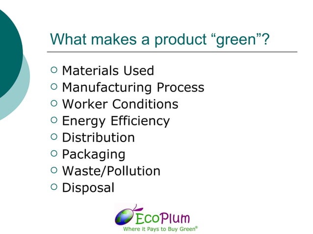 Ecolabels Overview | PPT