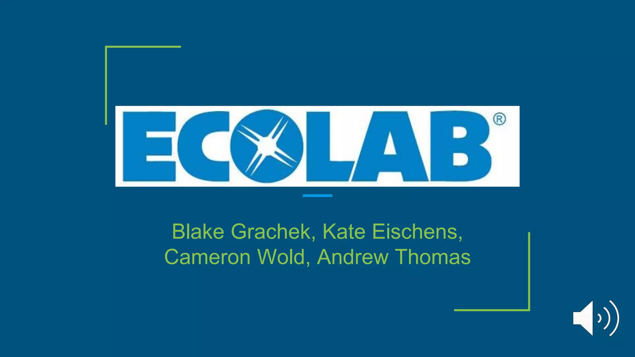 Eco lab presentation | PPTX