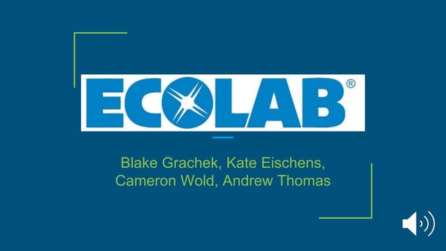 Eco lab presentation | PPTX | Environmental Services Industry | Industries