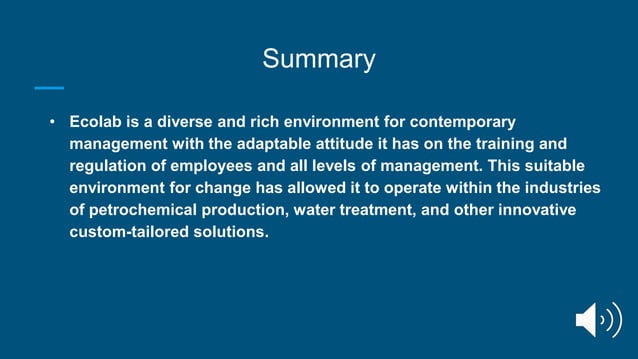 Eco lab presentation | PPT
