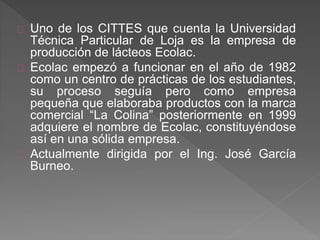 Ecolac | PPTX