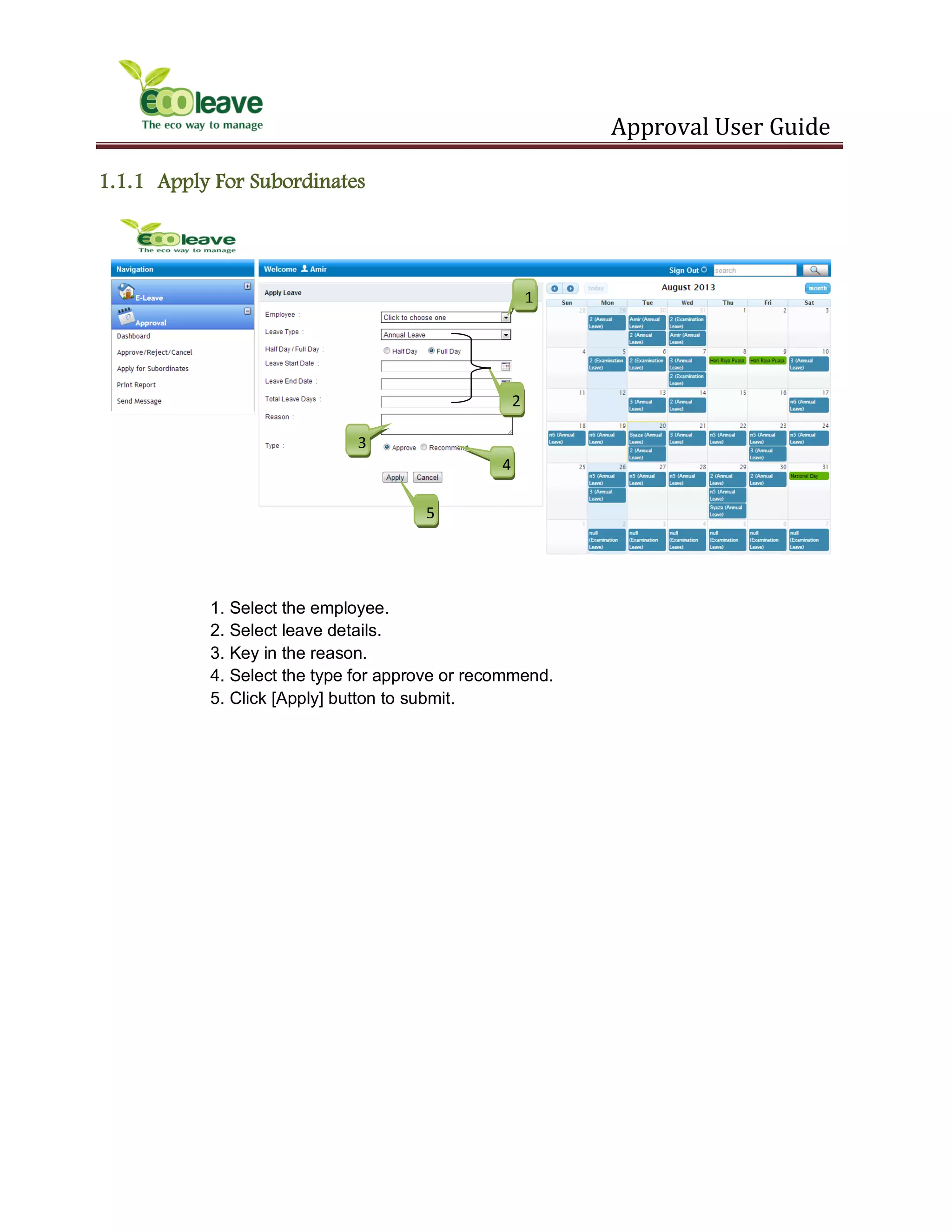 Ecoleave approval-user-manual | PDF | Free Download