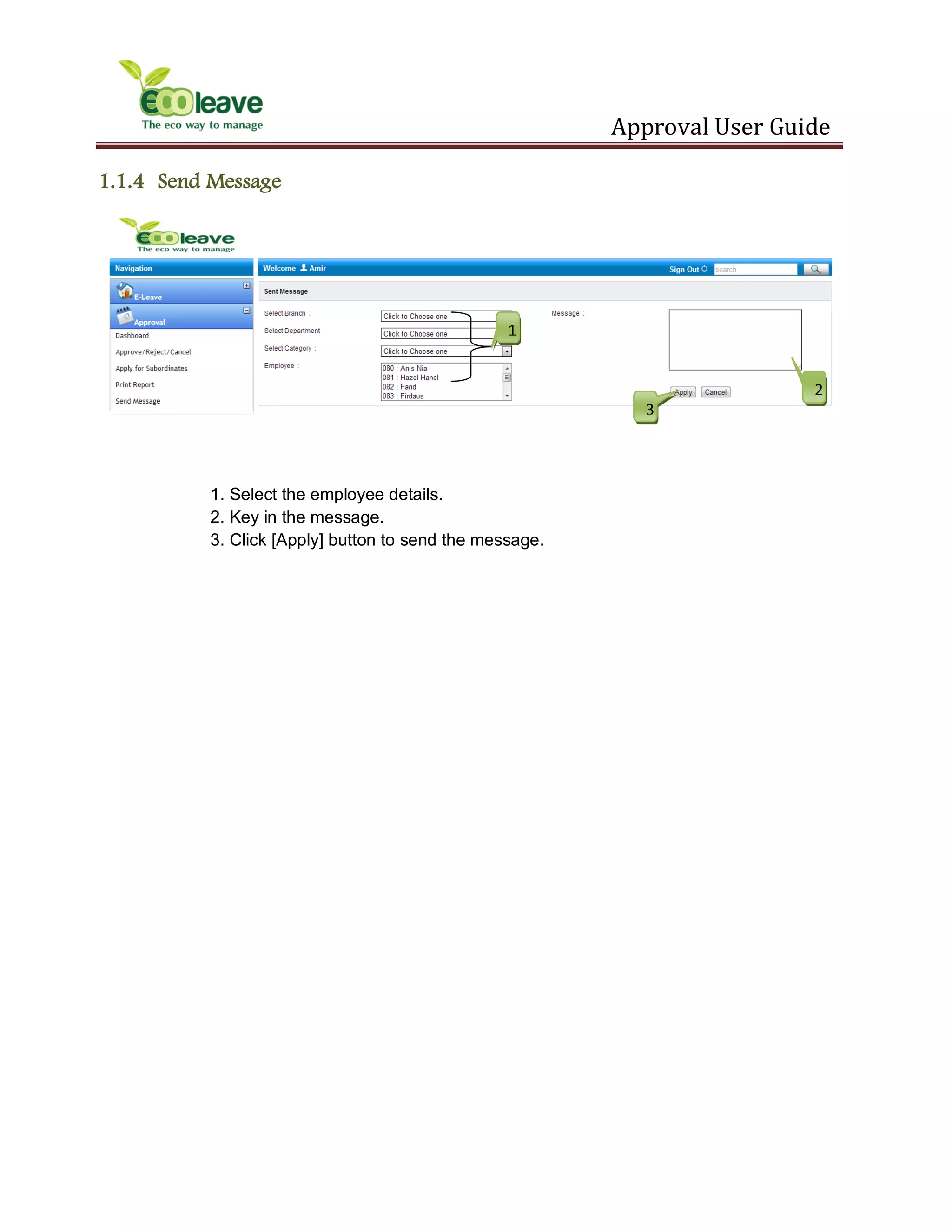 Ecoleave approval-user-manual | PDF