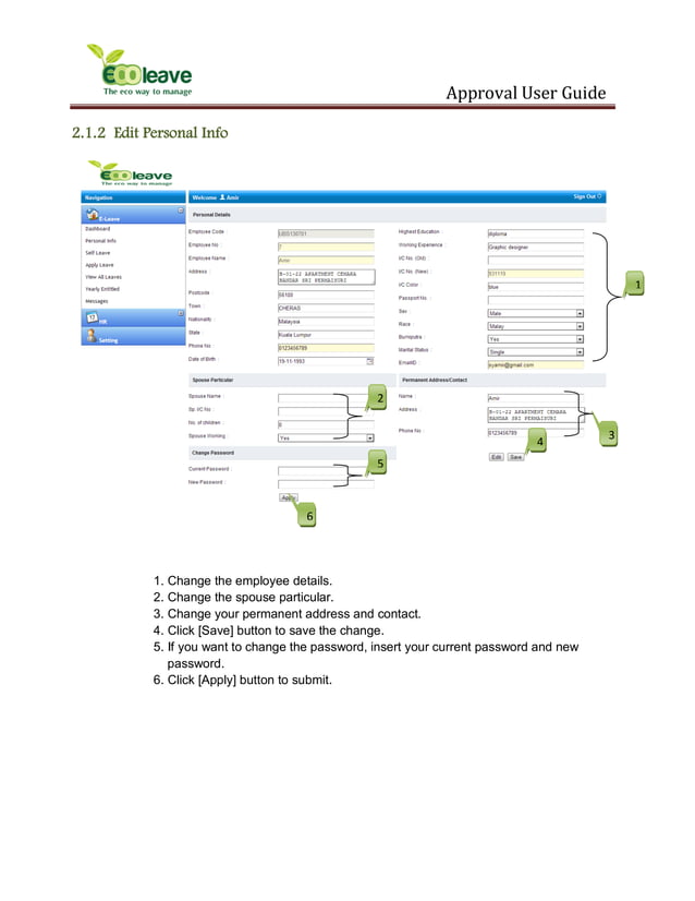 Ecoleave approval-user-manual | PDF | Free Download