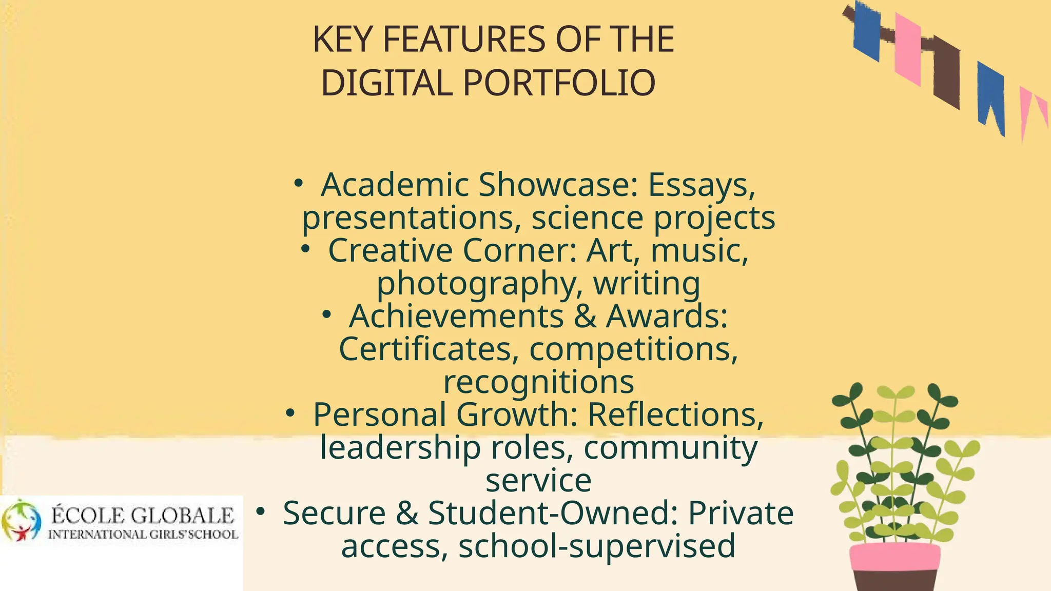 Ecole Globale’s Digital Portfolio Showcasing Student Achievements.pptx