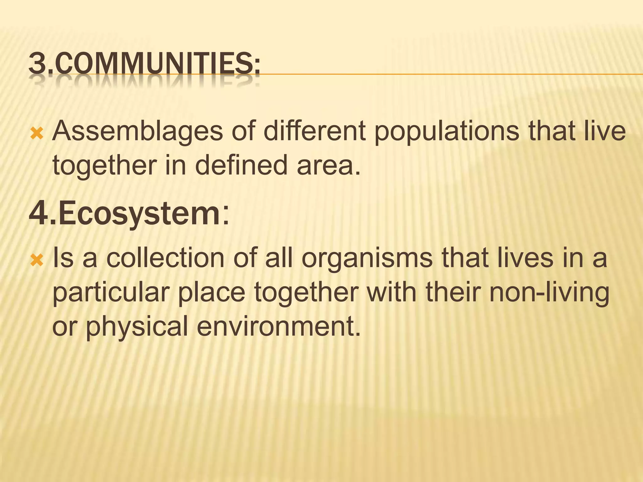 Ecolgy and it's branches | PPTX