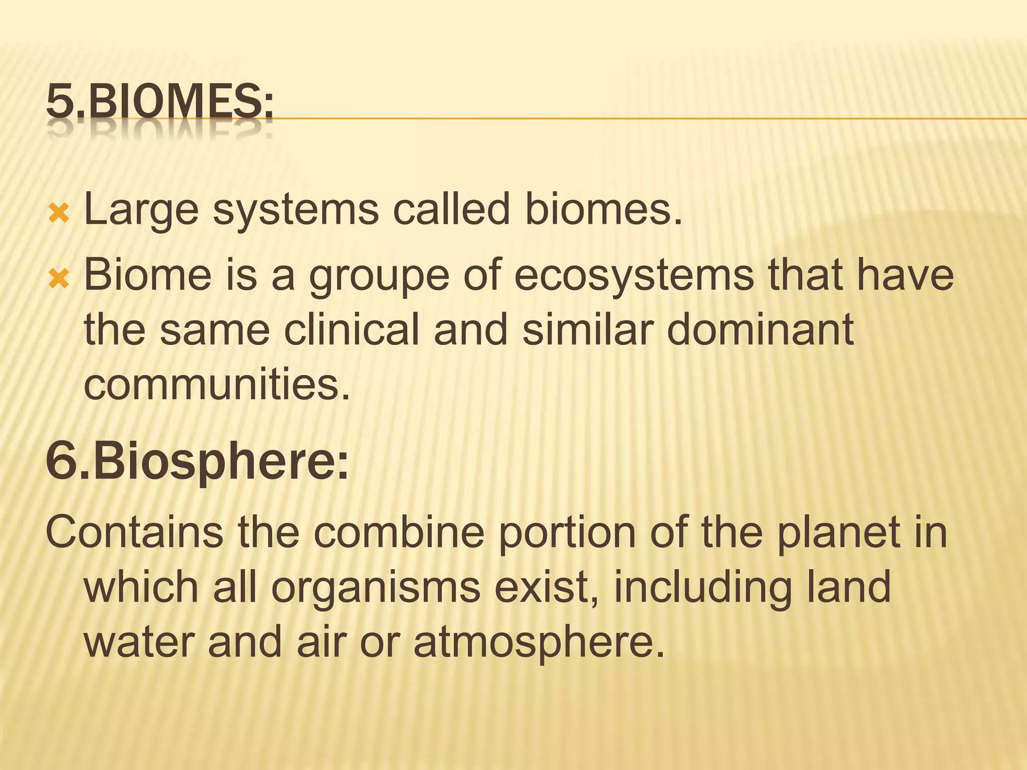 Ecolgy and it's branches | PPTX