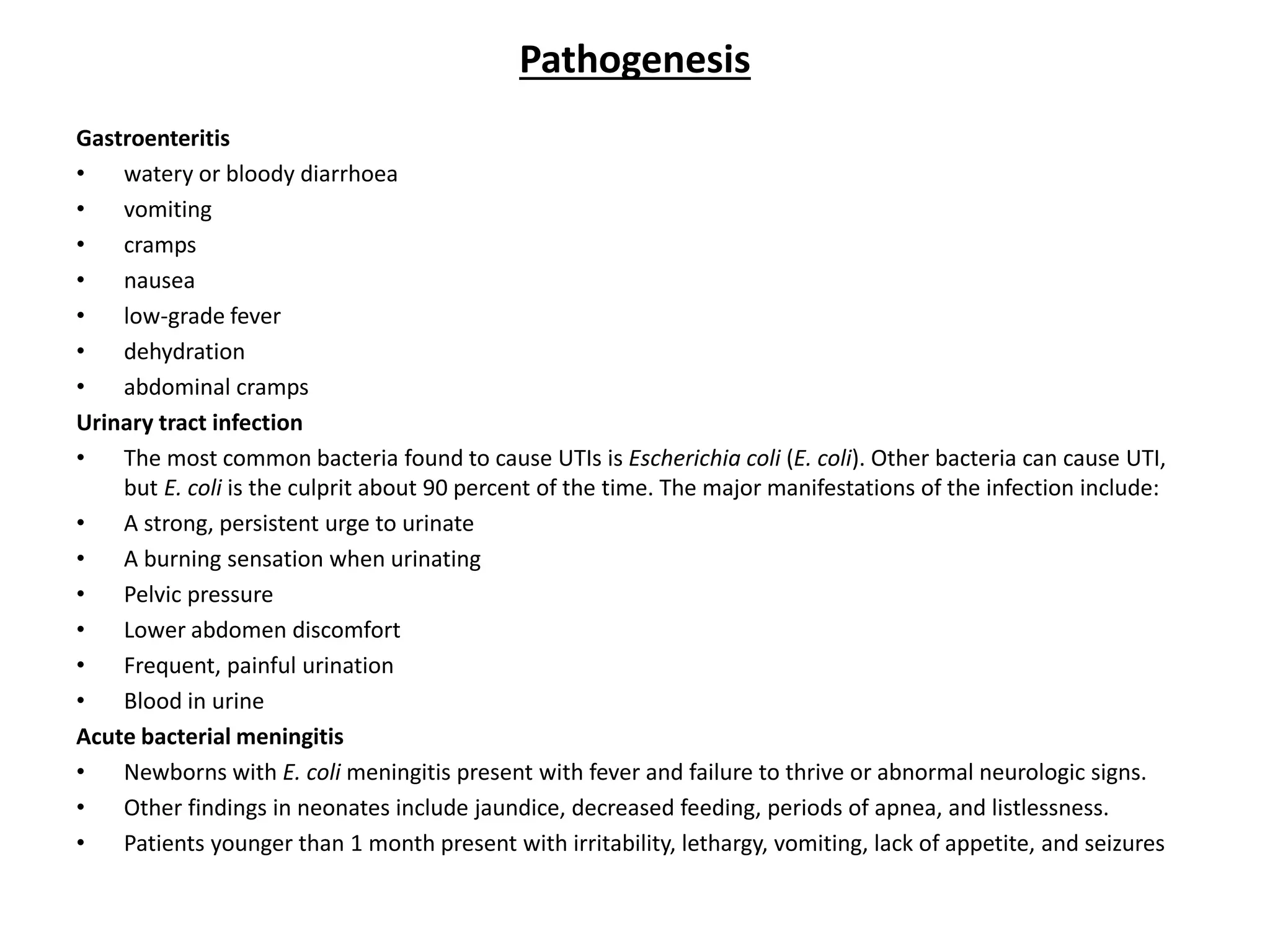 Study of E. coli on basis of Morphological, Cultural, Biochemical ...