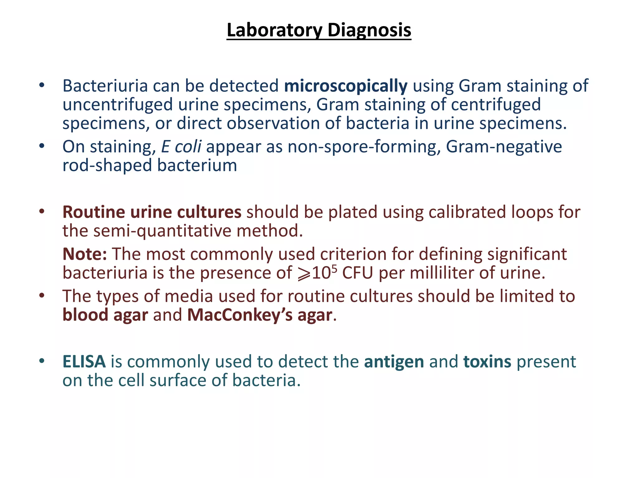 Study of E. coli on basis of Morphological, Cultural, Biochemical ...