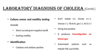 Ecoli diarrhea & Cholera: Pathogenesis and Lab diagnosis.pptx