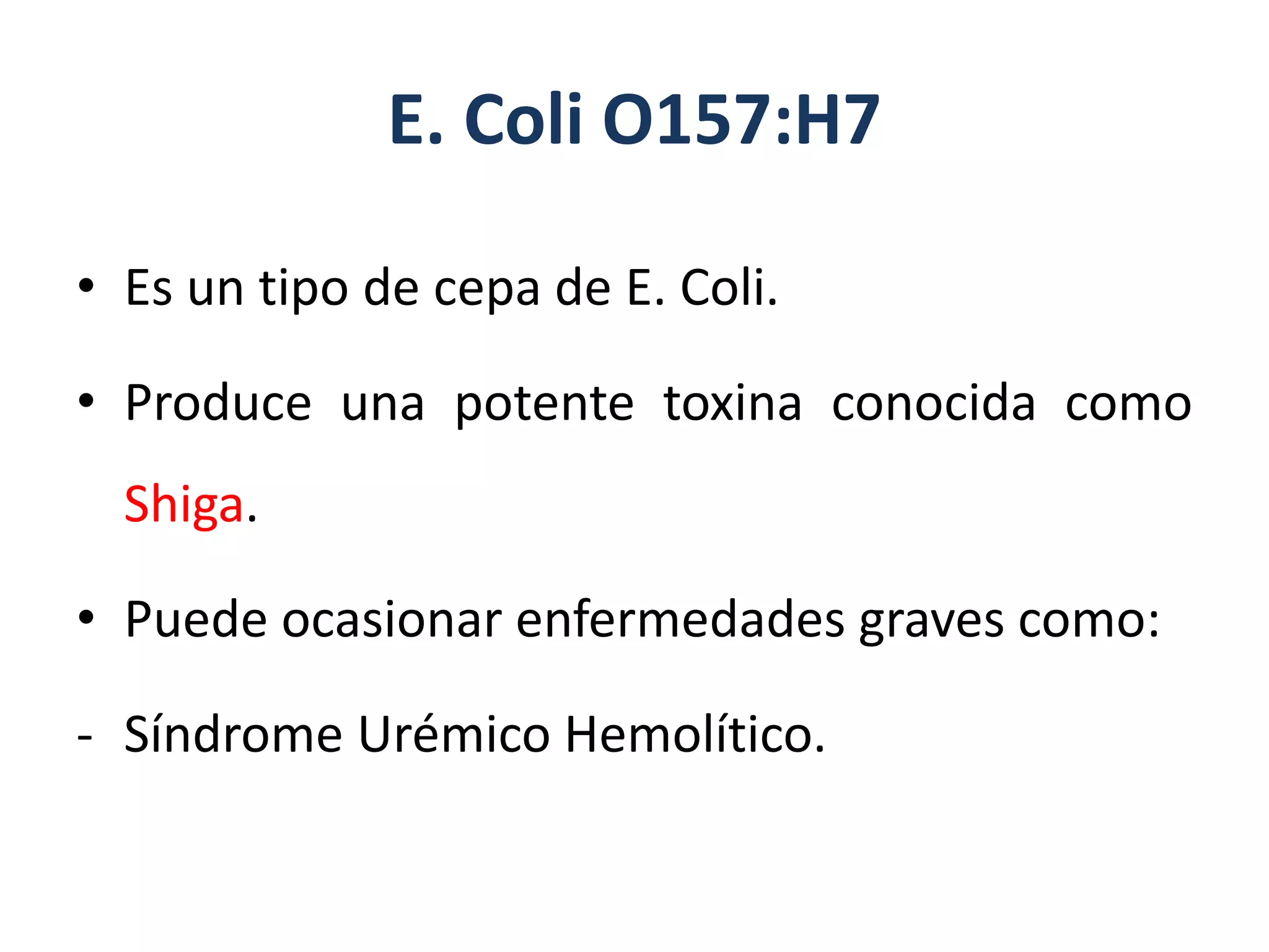 E Coli O157:H7 | PPTX