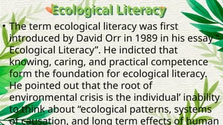 Ecoliteracy G5 [Autosaved] ecological.pptx