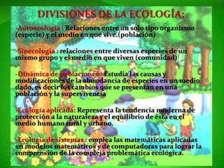Ecologia | PPTX