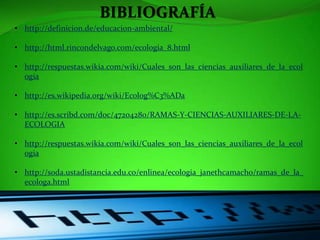 Ecologia | PPT