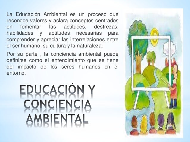 Educacin Ambiental Conexion Ambiental Educación Ambiental Para El