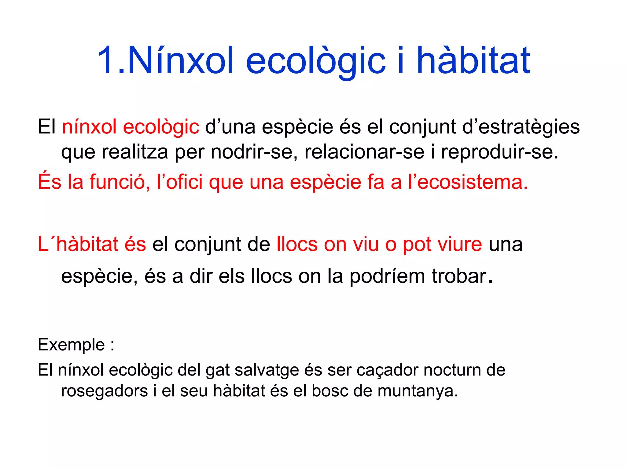 Ecologia tema 8 | PPT