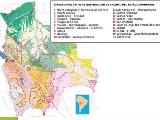 Mapa De Parques Nacionales Y Areas Protegidas En Bolivia