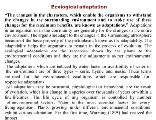 Ecological adaptation by Kuwara Lafander.pptx