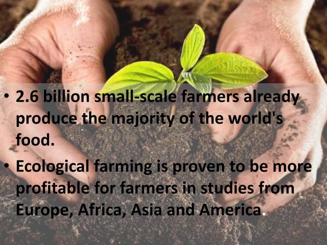 Ecological agriculture | PPTX | Agriculture | Industries