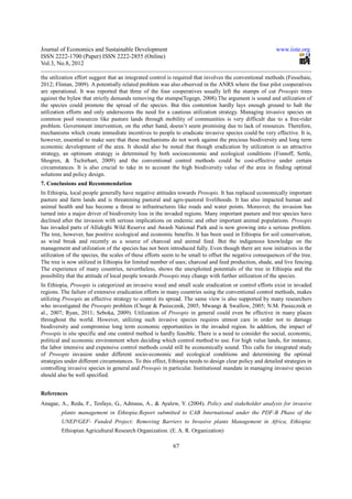 Ecological and economic dimensions of the paradoxical invasive | PDF