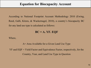 Ecological Footprint as a Sustainability Indicator | PPT