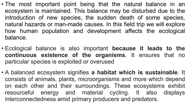 Ecological balance in the agro-ecosystem.pptx | Agriculture | Industries