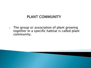 Ecological Characteristics of Plant Community.pptx
