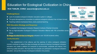 Education for Ecological Civilization in China - the Role of University ...