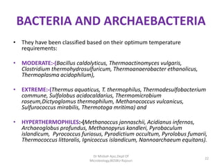 Ecological diversity of Microorganisms | PDF | Biological Sciences ...