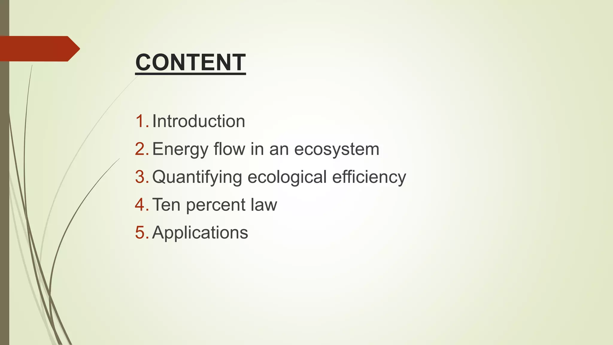 Ecological efficiency | PPTX