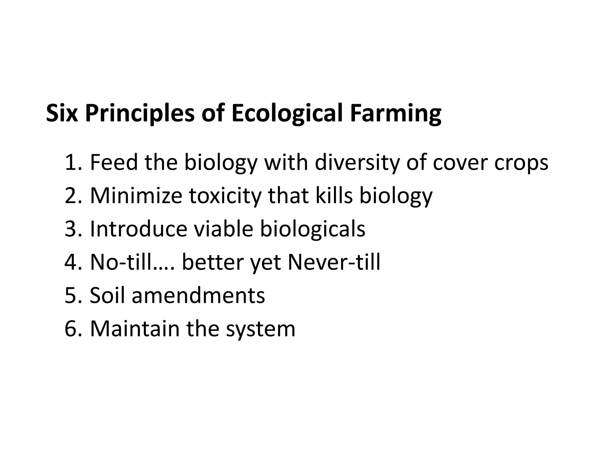Ecological farming system | PDF