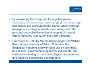 Ecological Footprint | PPT